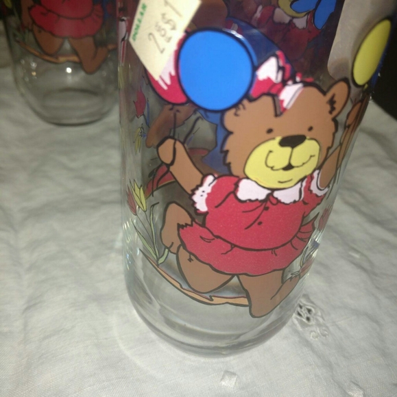 Luminarc | Kitchen | Vintage Luminarc Teddy Bear Glasses | Poshmark
